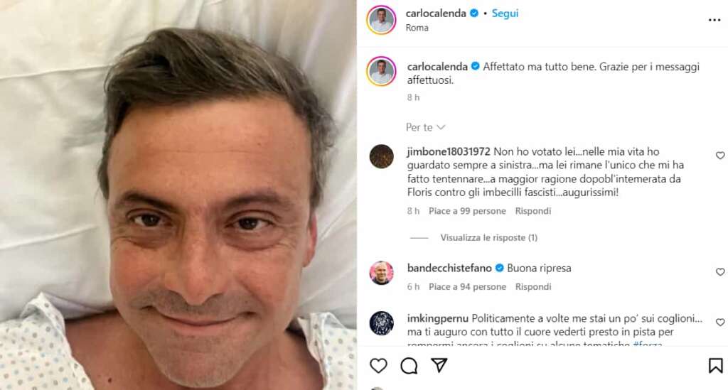 Carlo Calenda operato: come sta e cos'è successo al leader di Azione ...